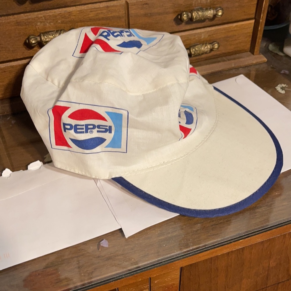 Vintage Pepsi Painters Style Hat Cap Logo Lightweight… - Gem